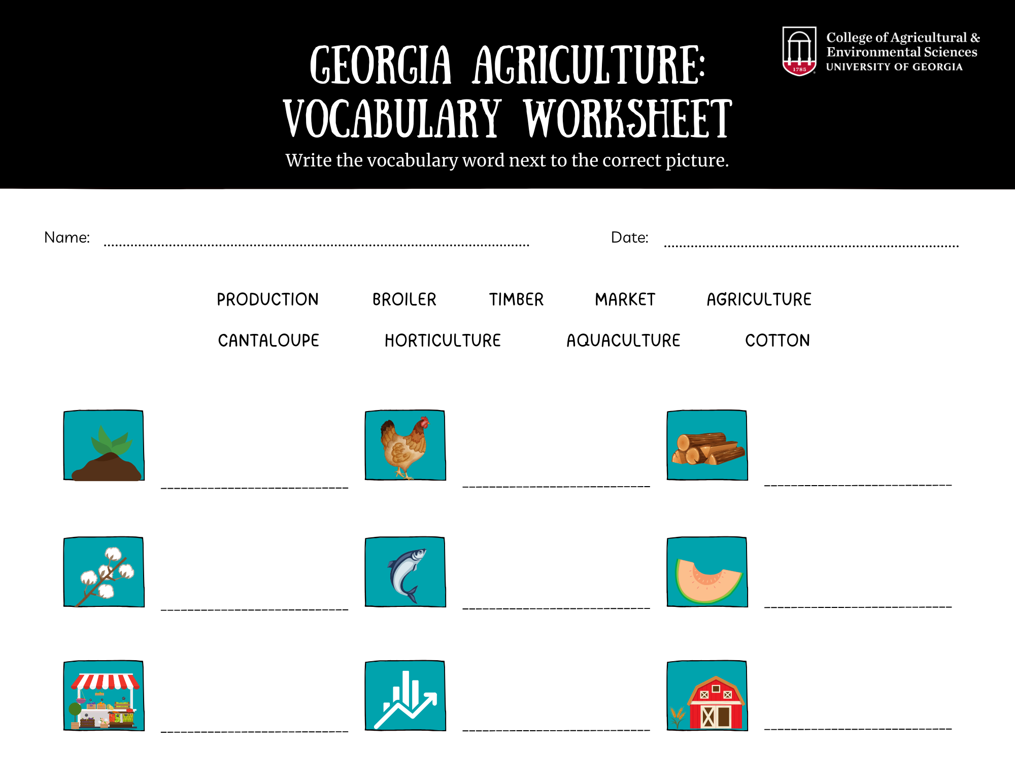 FOR EDUCATORS - Georgia Ag Impact Report